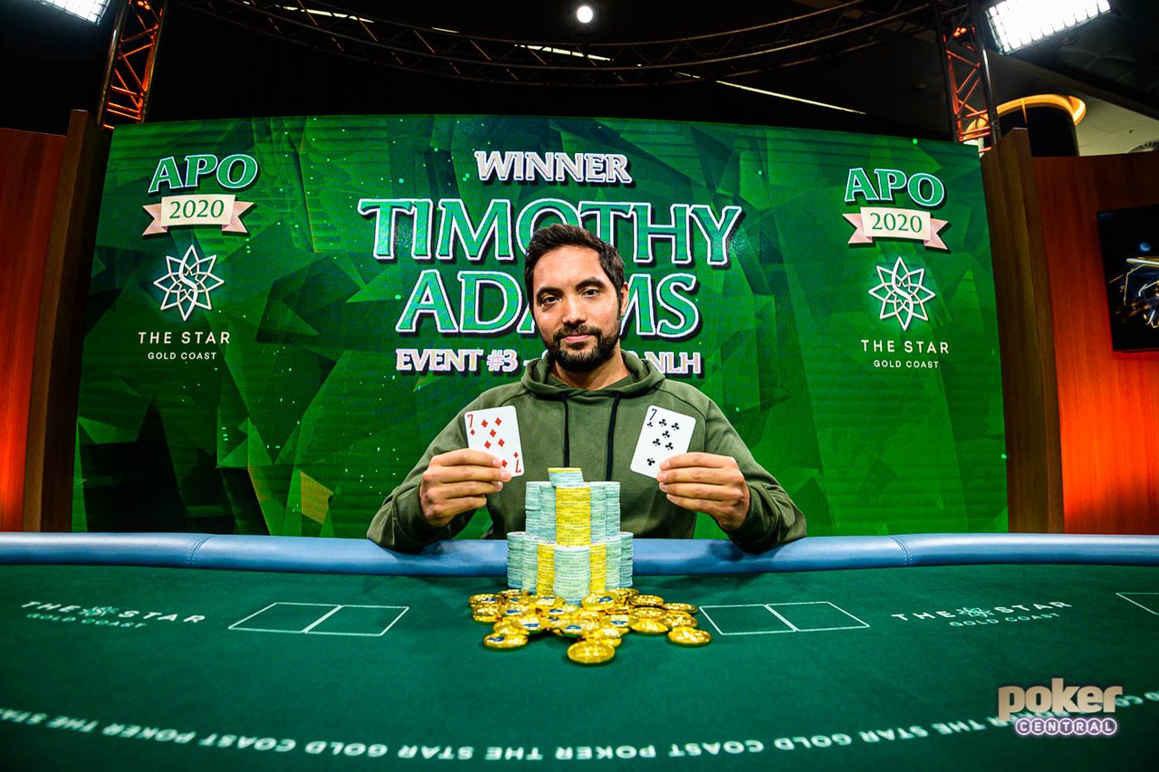 Timothy Adams Wins Australian Poker Open Event #3 For $416,500 | PGT