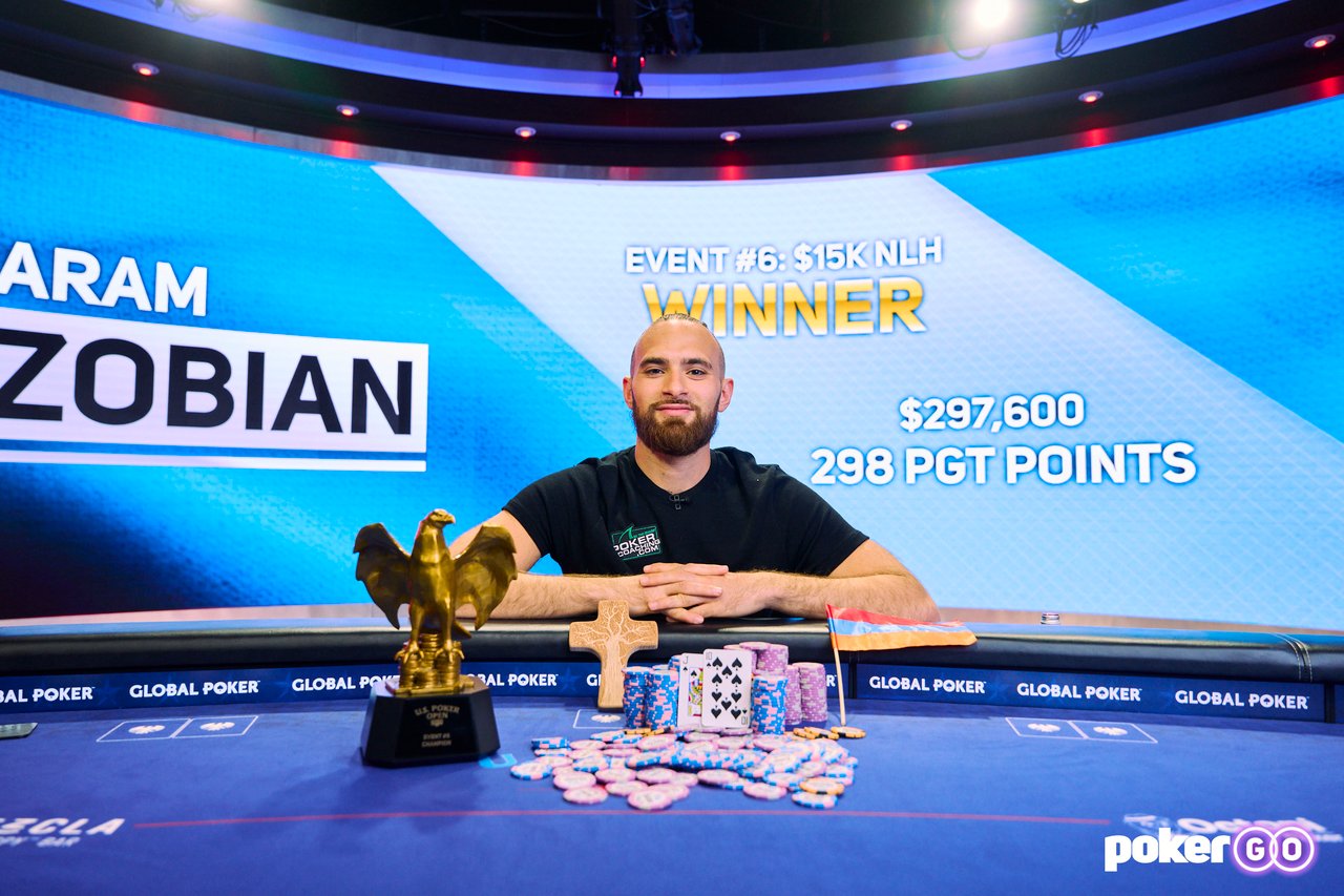 Aram Zobian Captures Second Career PGT Title in Event #6: $15,100 No-Limit Hold'em | PGT