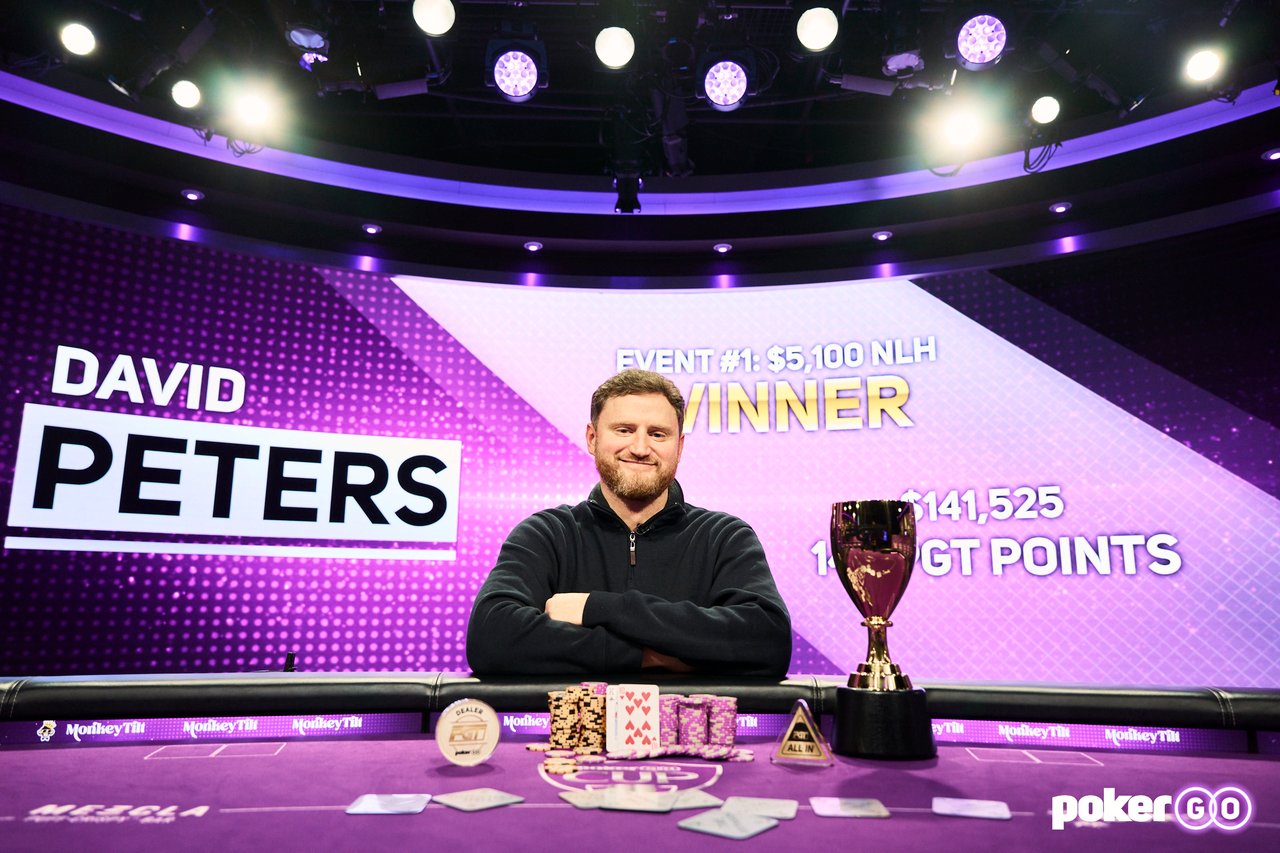 David Peters Wins PokerGO Cup Event #1: $5,100 No-Limit Hold'Em | PGT