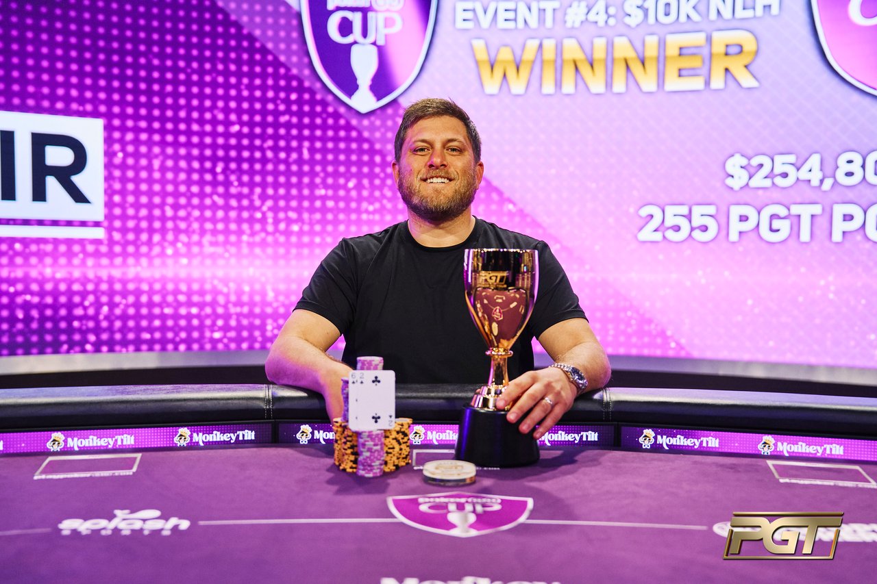 Eric Blair Wins First Career PGT Title and $254,800 in Event #4: $10,100 No-Limit Hold'em | PGT