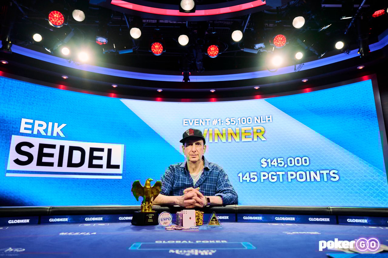Erik Seidel Adds to His Resume with Second U.S. Poker Open Title | PGT