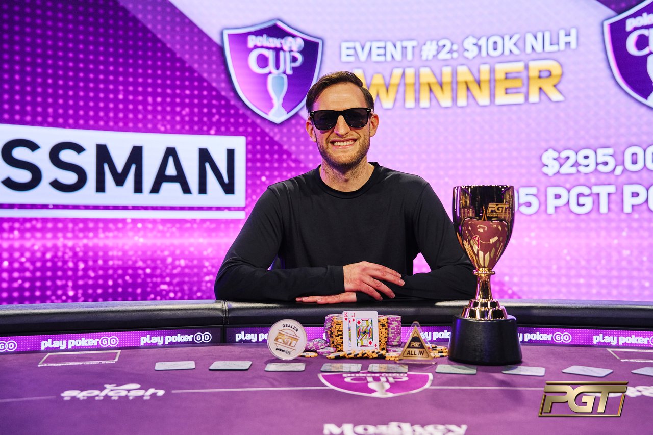Joey Weissman Wins Event #2: $10,100 No-Limit Hold'em for $295,000 | PGT