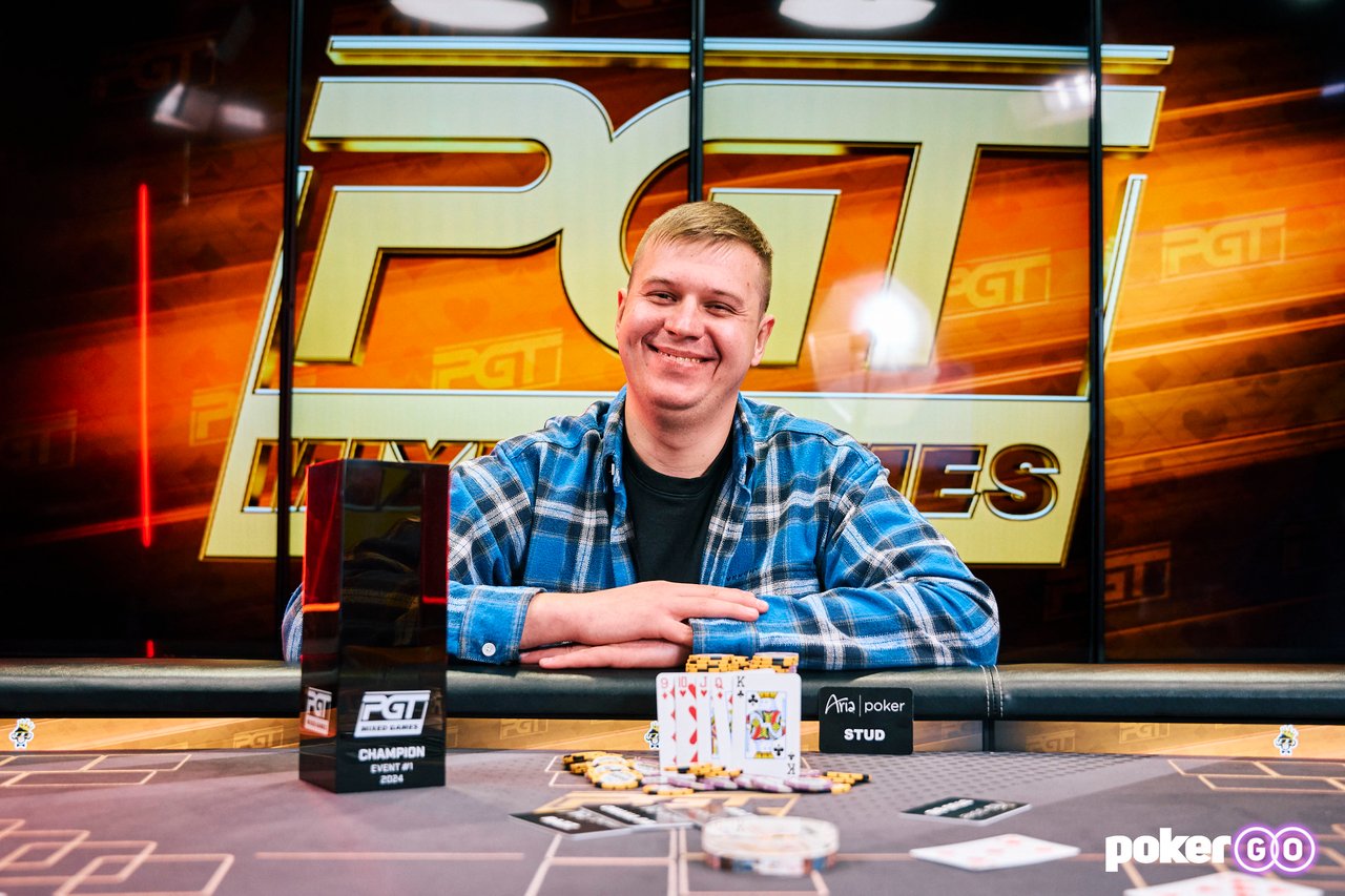 Maksim Pisarenko Captures First Career PGT Title in Event #1: $5,100 H.O.R.S.E. | PGT