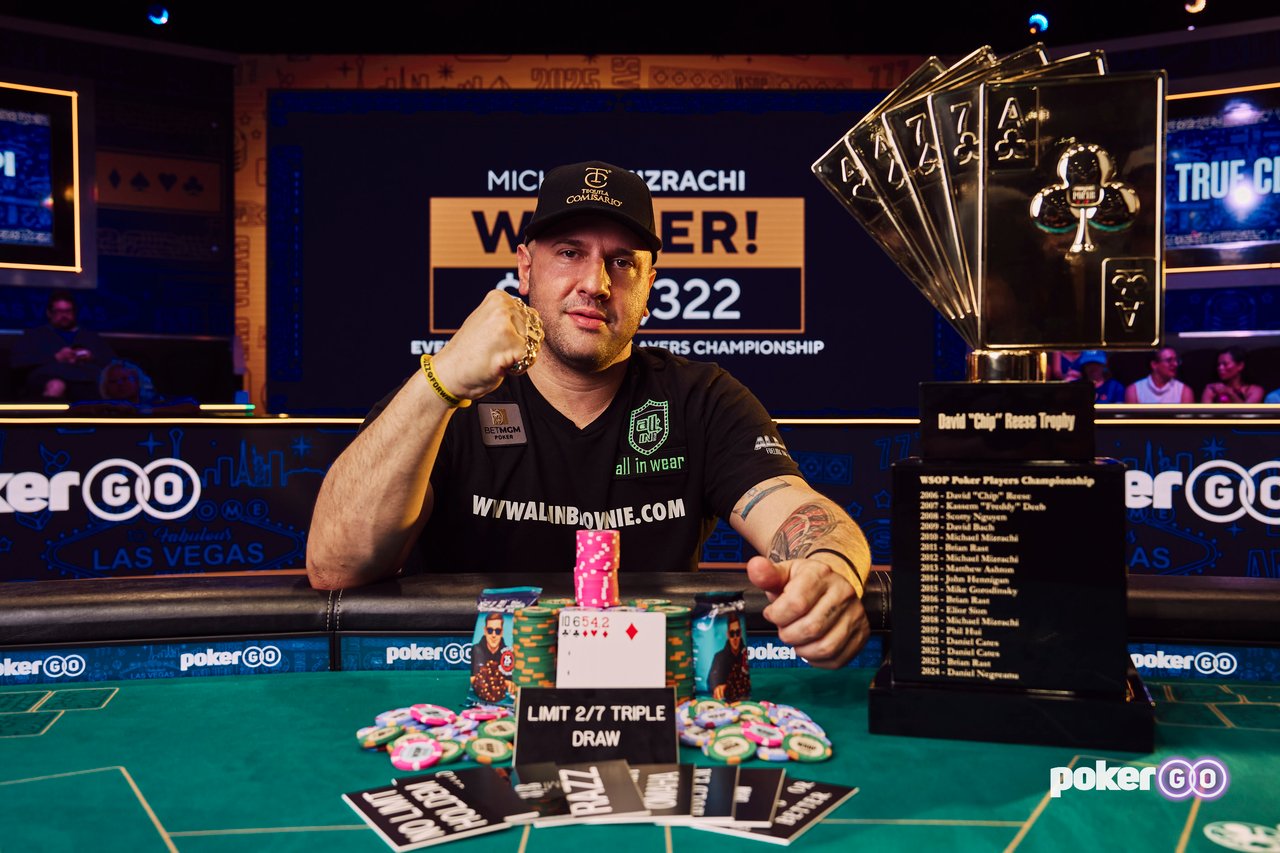 Michael Mizrachi Wins 4th $50k Poker Players Championship Bracelet | PGT