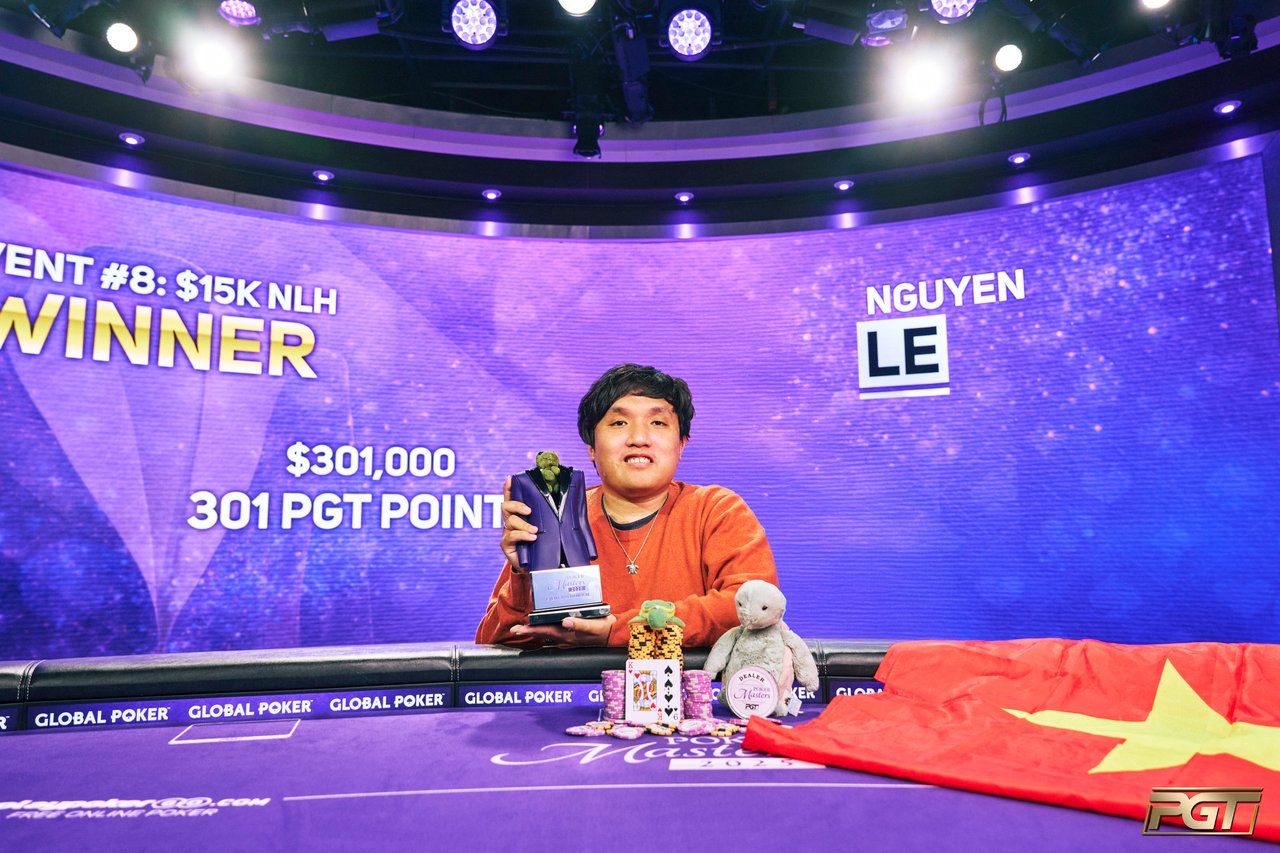 Nguyen Le Wins His First PGT Title and $301,000 in Poker Masters Event ...